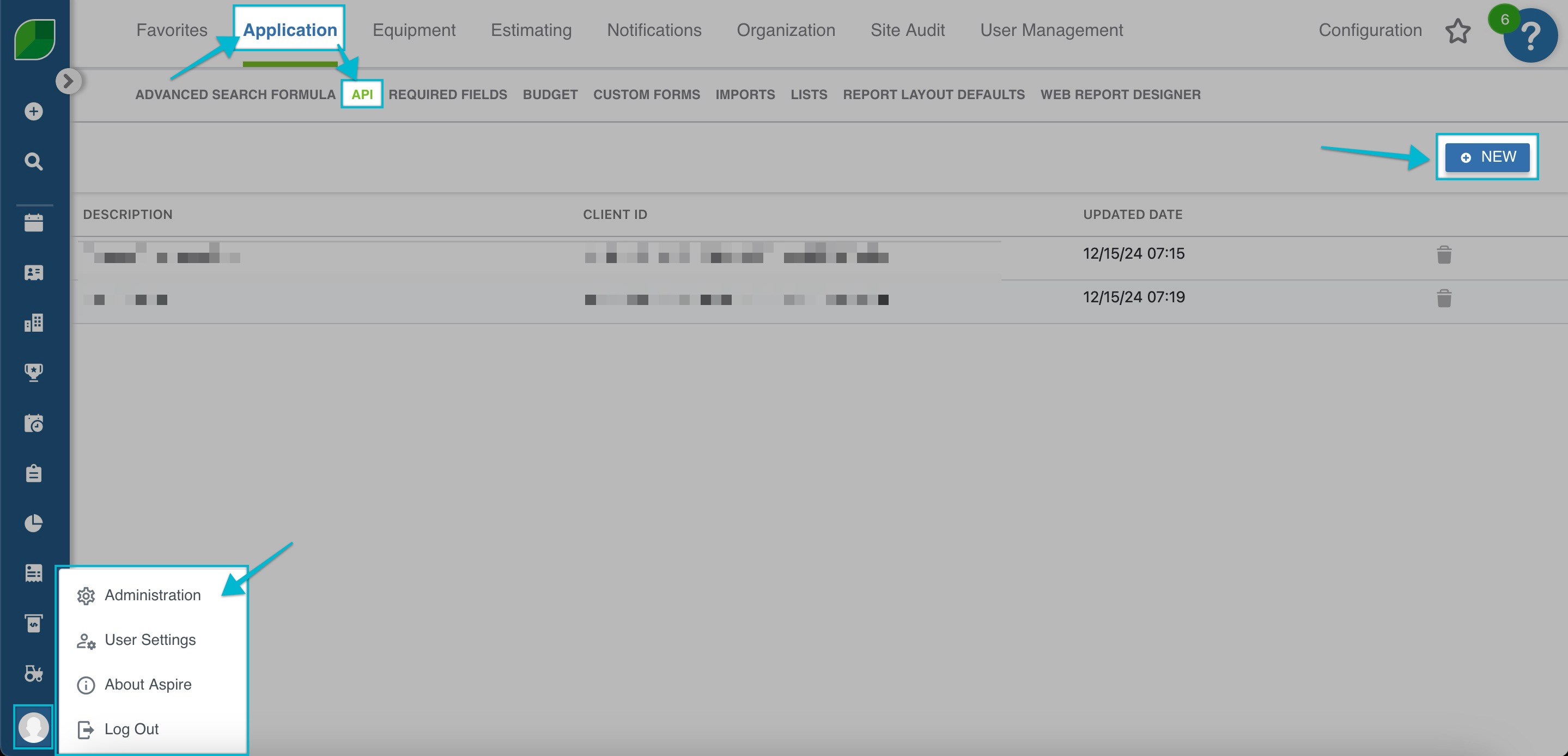 Aspire integration – Proposify 3.0